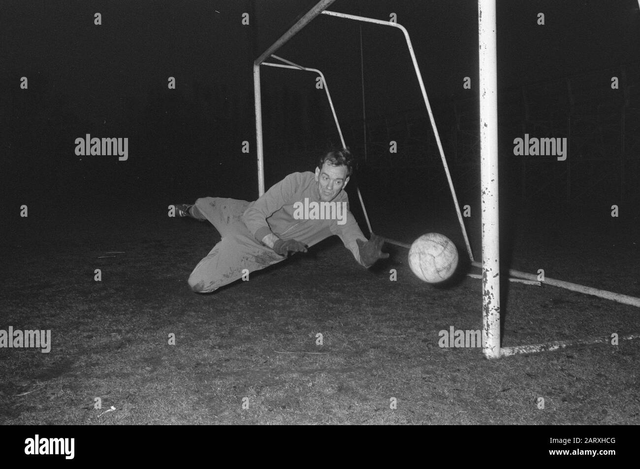 Training Glasgow Rangers at Olympic Stadium. Keeper Martin trains Date ...