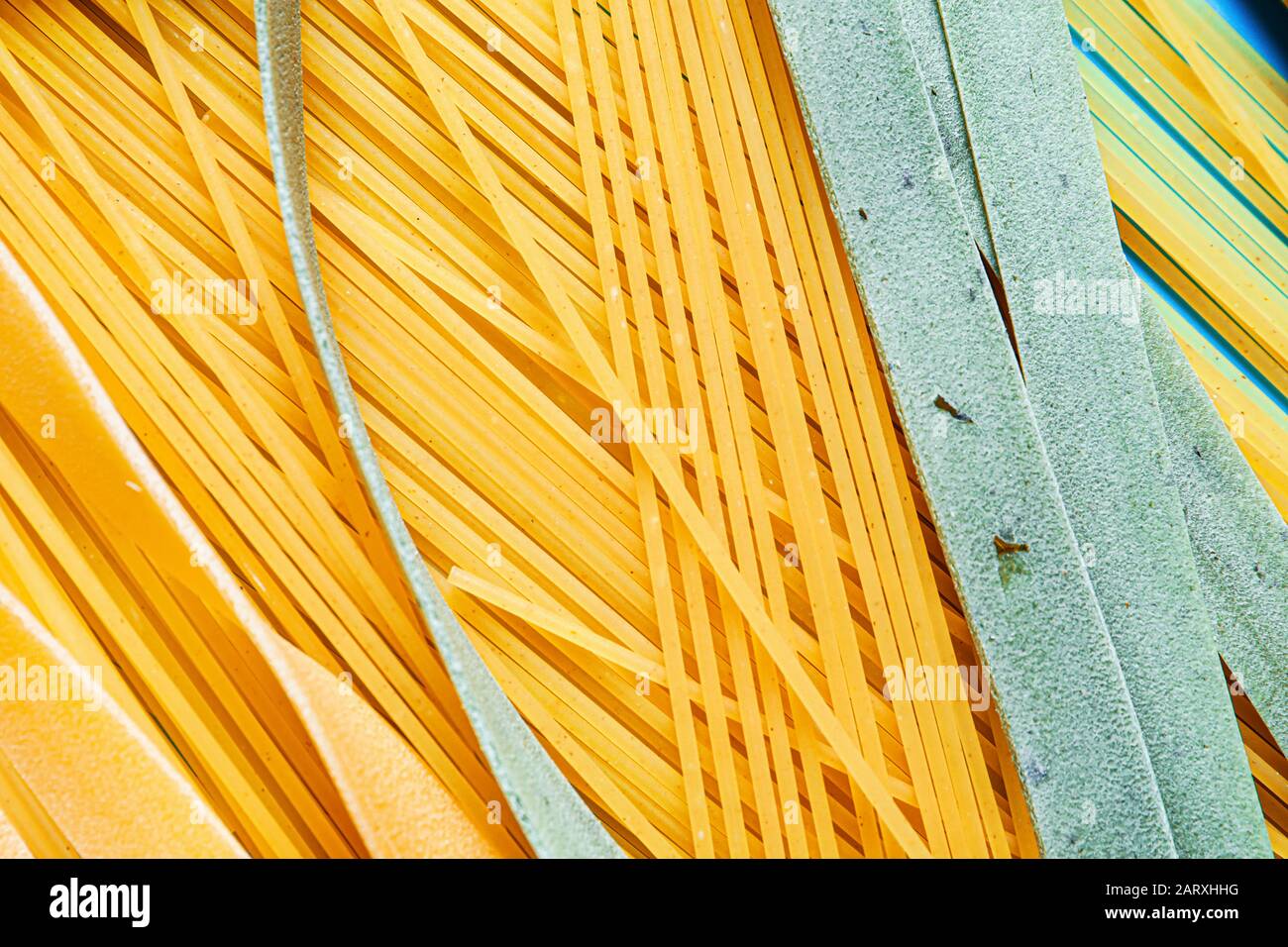 Different dry pasta, closeup view Stock Photo - Alamy