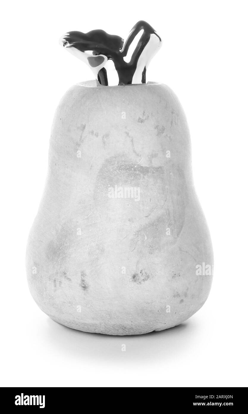 Stone pear on white background Stock Photo - Alamy