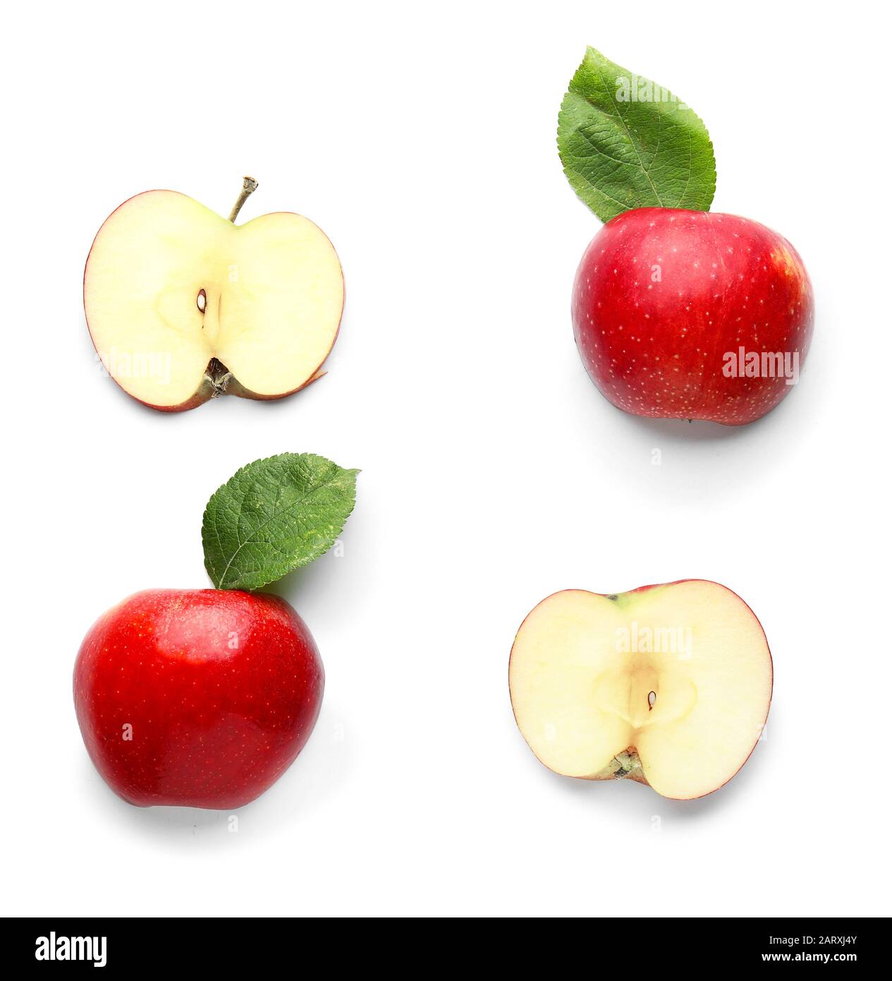 Pattern fresh apples on Cut Out Stock Images & Pictures - Alamy