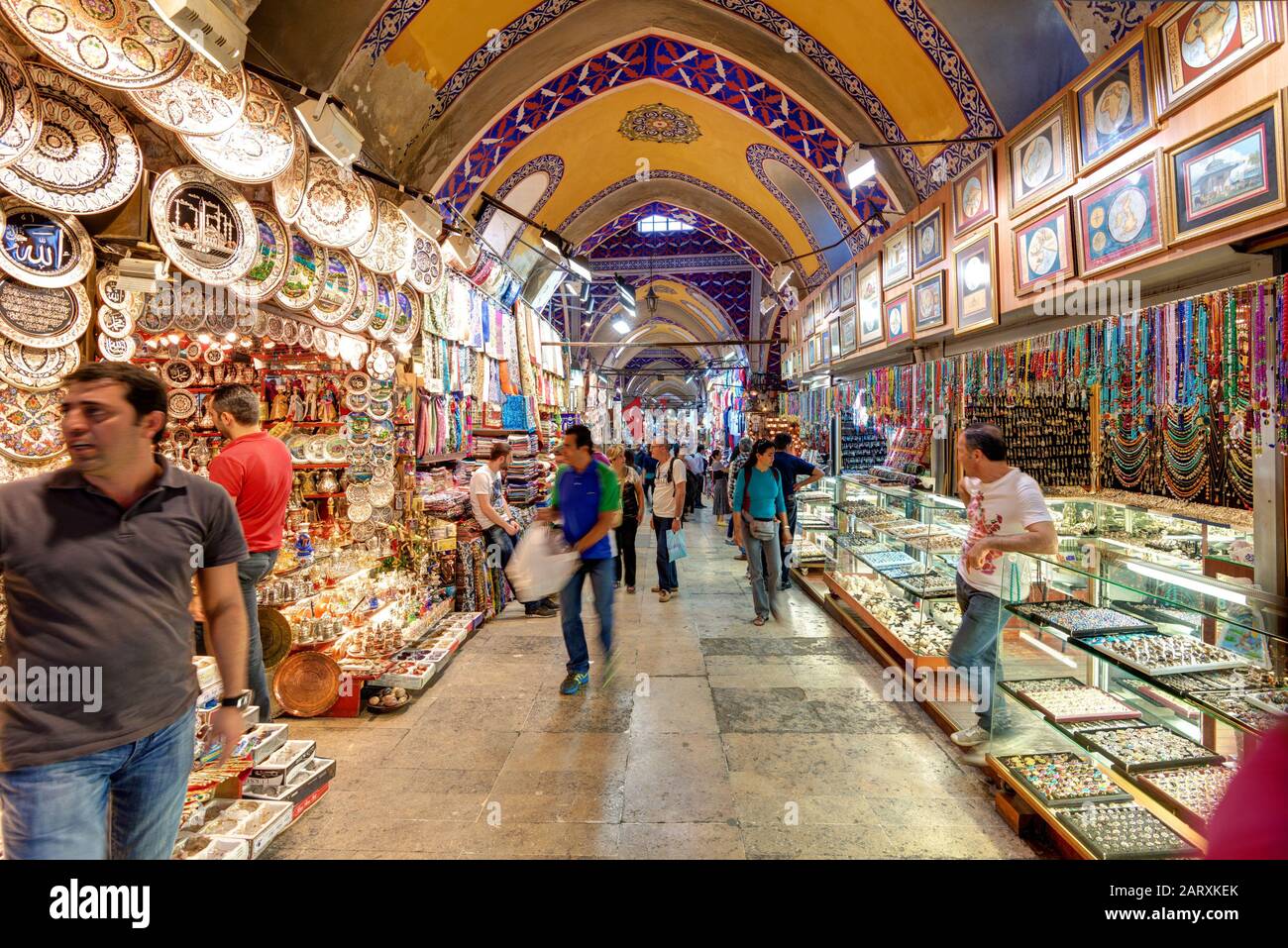 ISTANBUL - MAY 27, 2013: The Grand Bazaar on may 27, 2013 in Istanbul ...