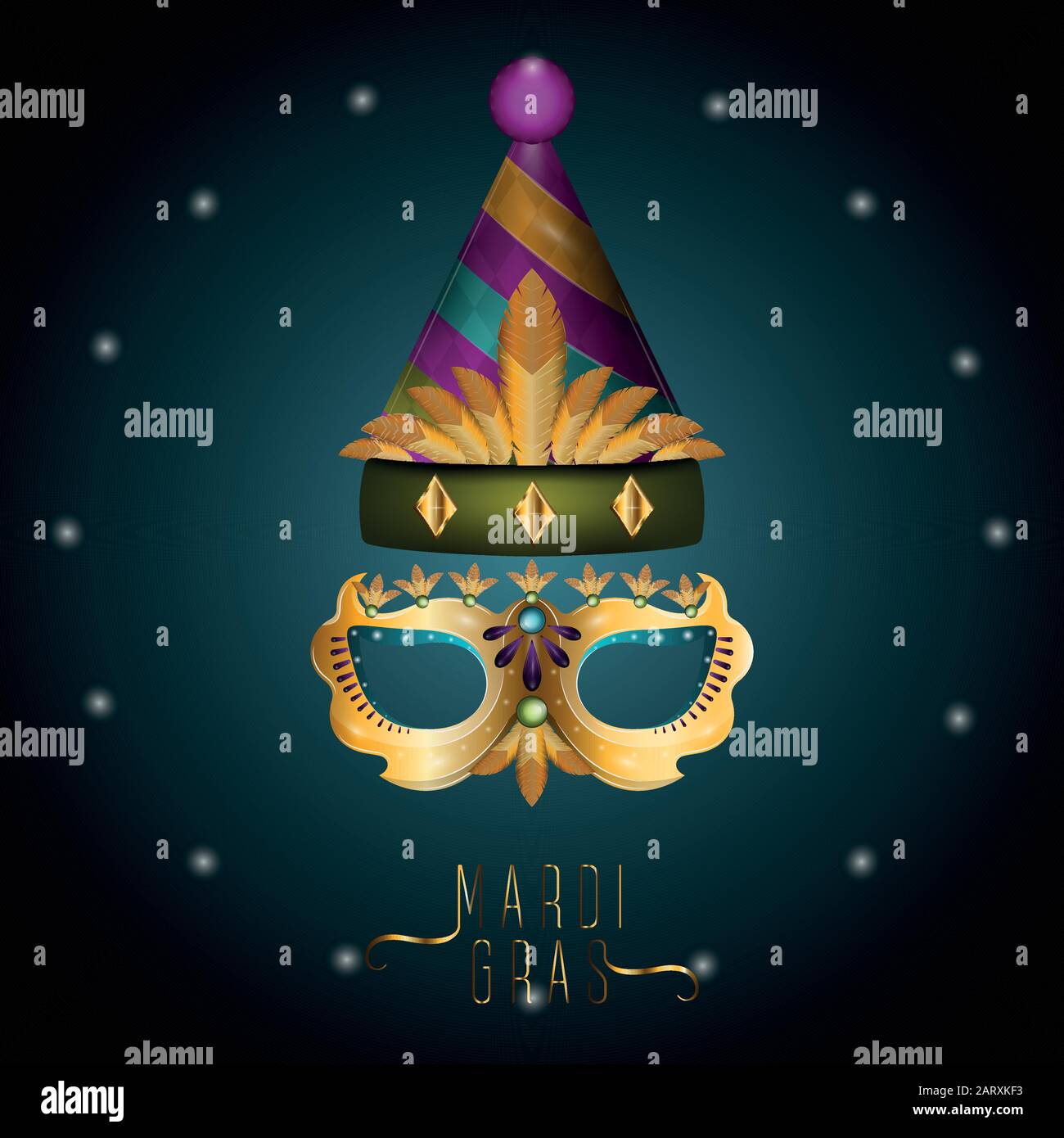 Mardi gras poster Stock Vector Image & Art - Alamy