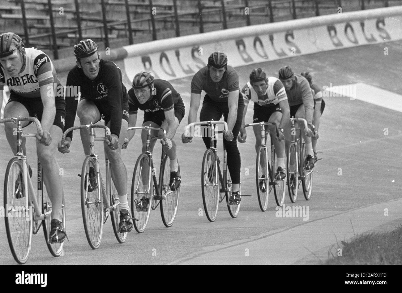 Training dutch cycling championships Black and White Stock Photos ...