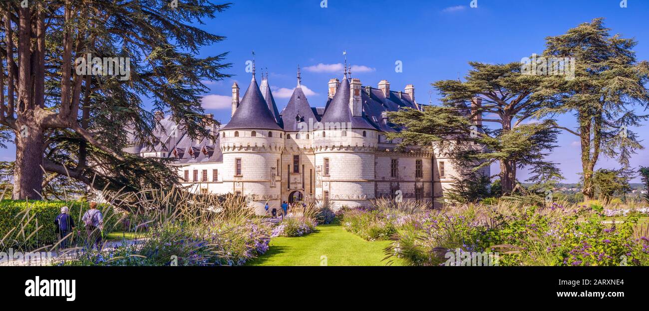 Landscape of chateau chaumont hi-res stock photography and images - Alamy
