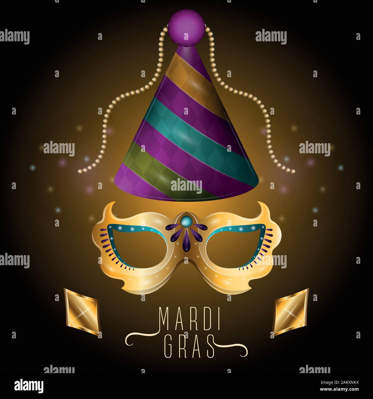 Mardi gras poster Stock Vector Image & Art - Alamy