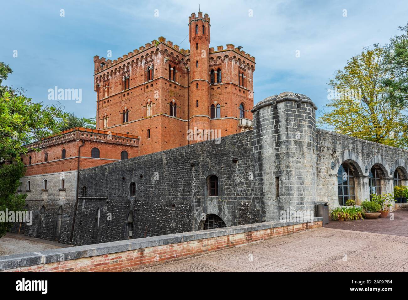 The Brolio castle near Gaiole in Chianti has belonged to the Ricasoli ...
