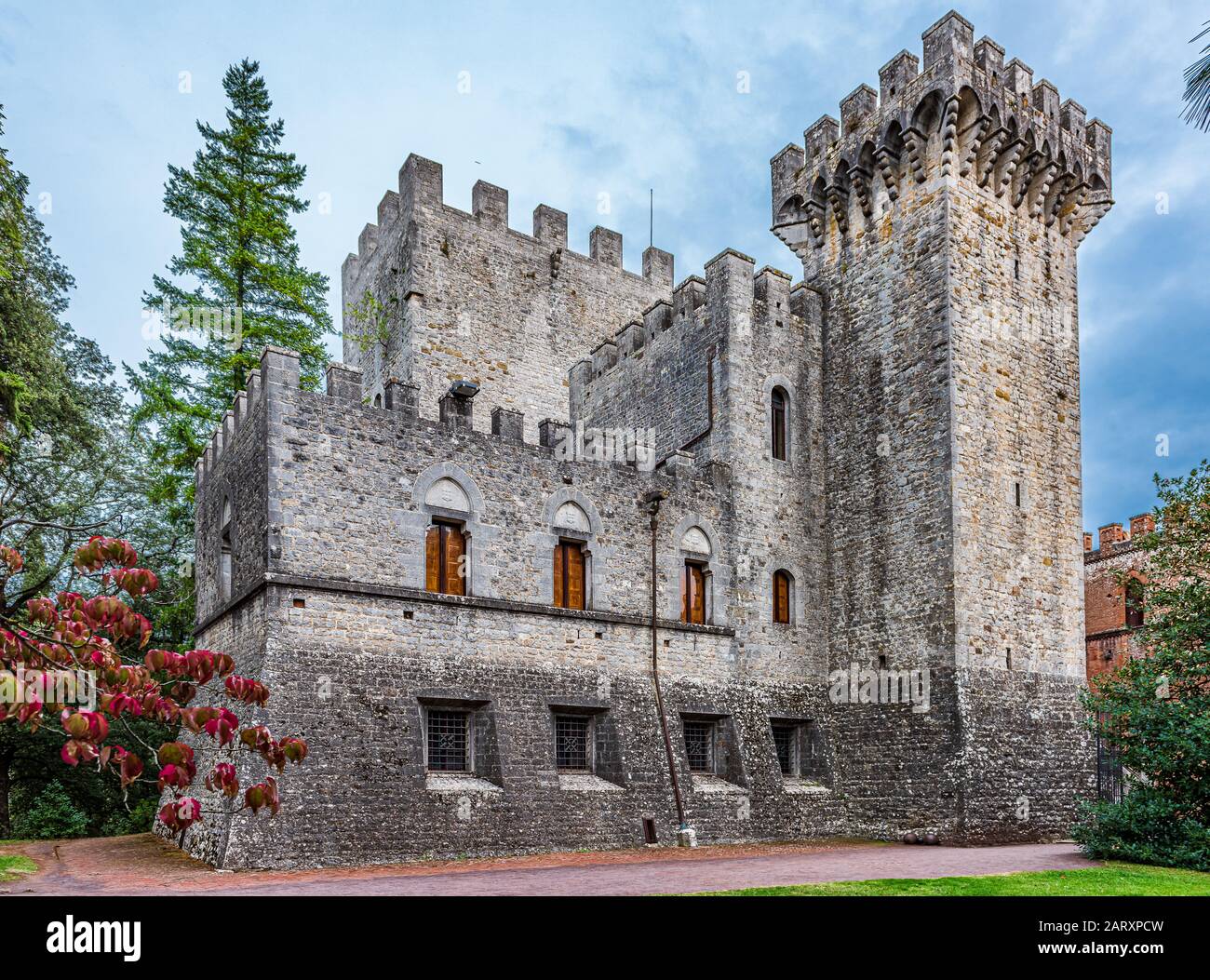 The Brolio castle near Gaiole in Chianti has belonged to the Ricasoli ...