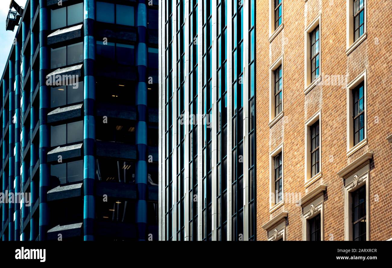 Commercial building close up; Wellington Office Building Stock Photo ...
