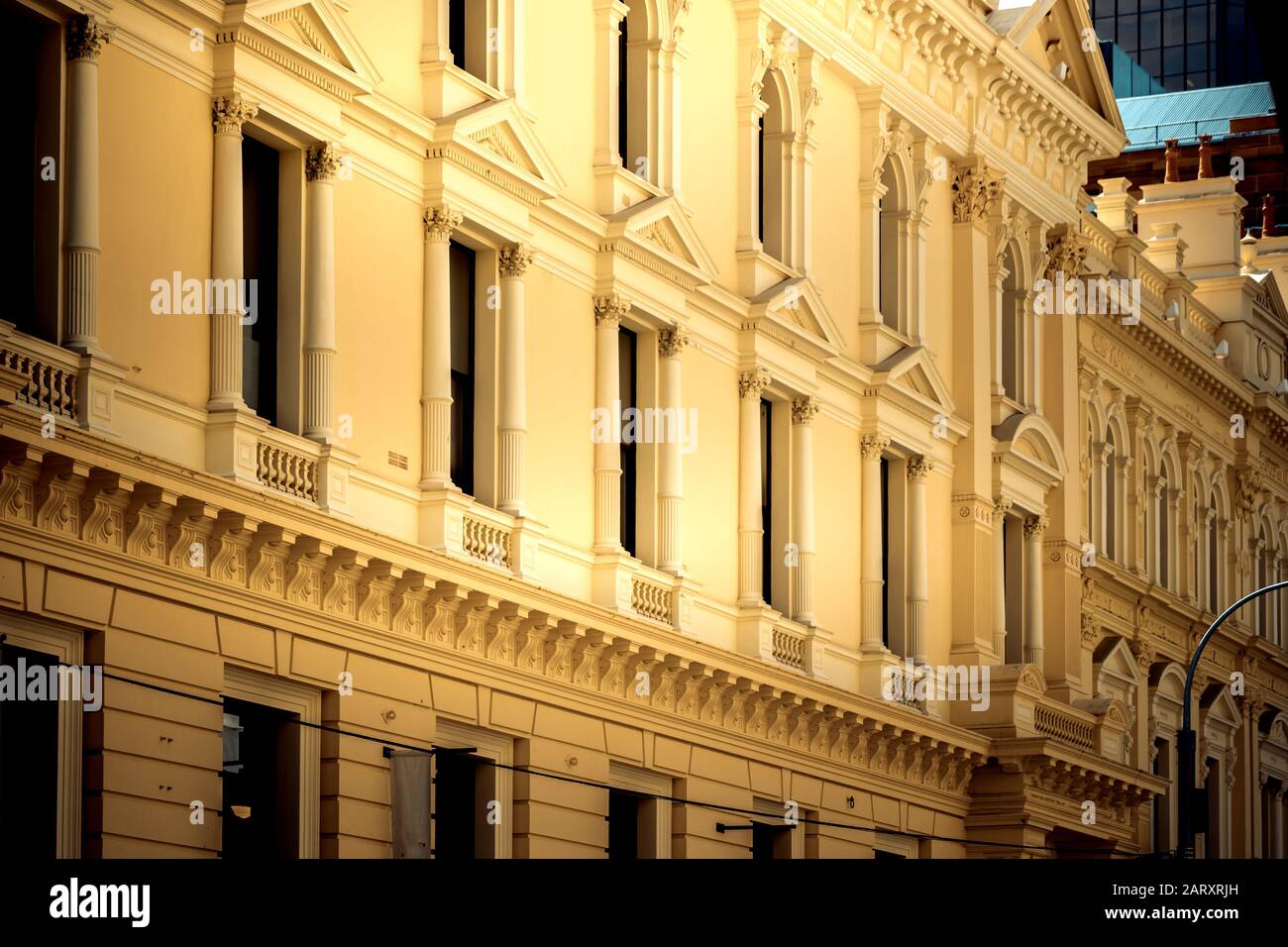Commercial building close up; Wellington Office Building Stock Photo ...
