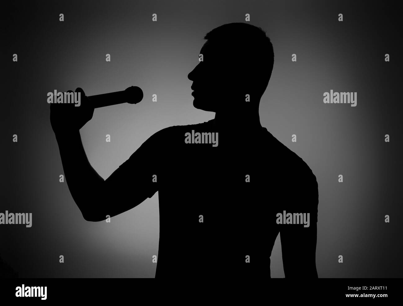Male Singer Silhouette