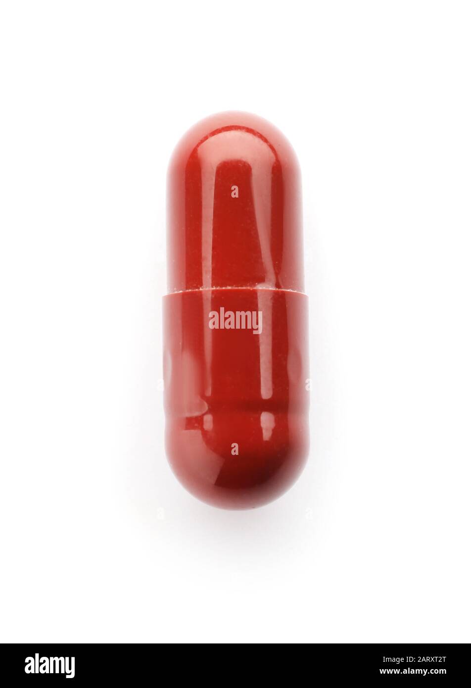 Color pill on white background Stock Photo - Alamy