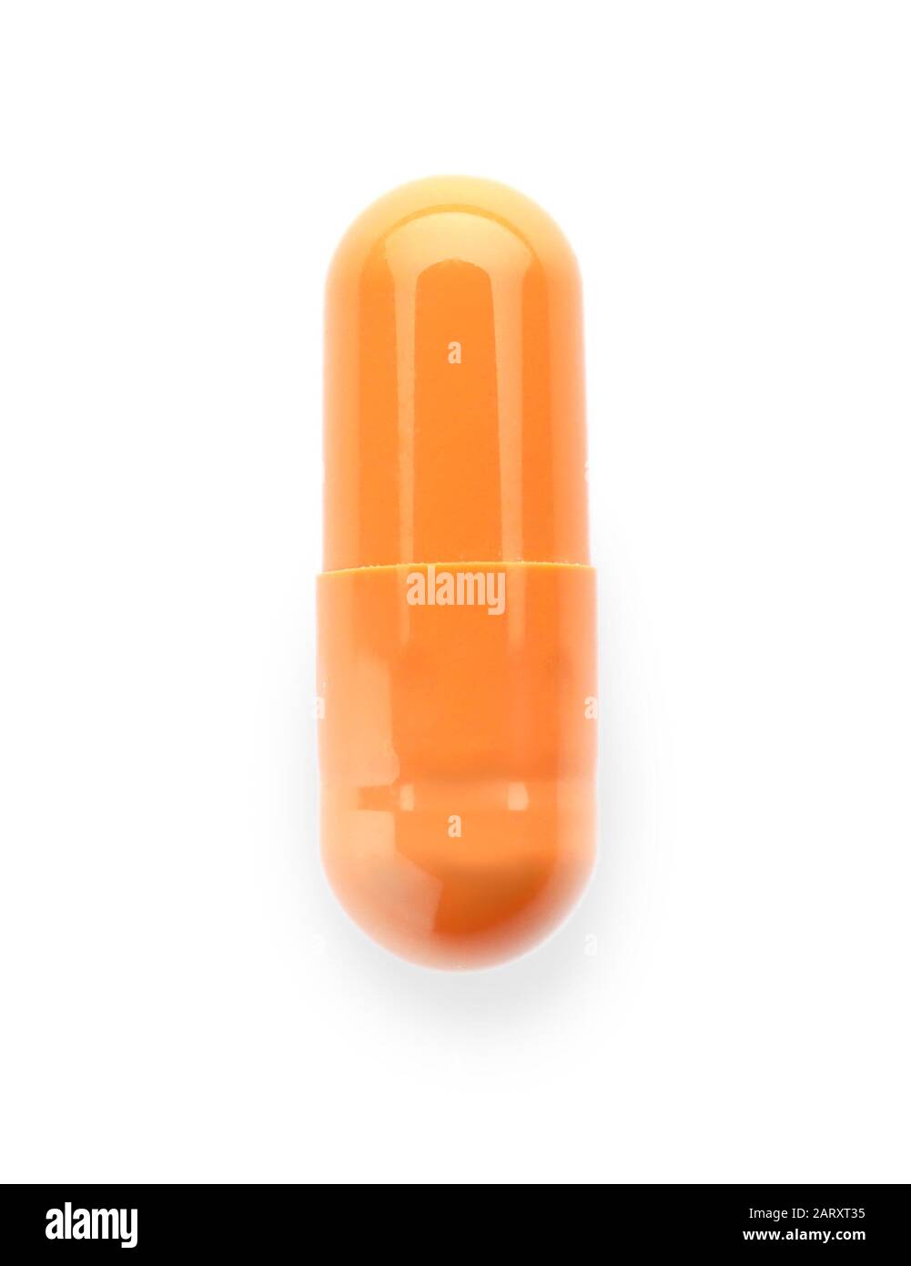 Color pill on white background Stock Photo - Alamy