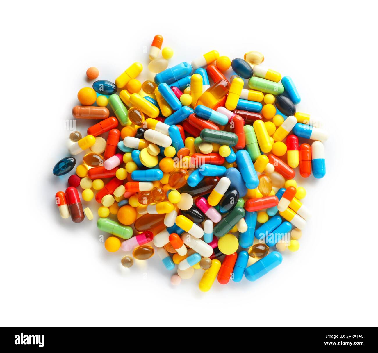Taking capsule tablets Cut Out Stock Images & Pictures - Alamy