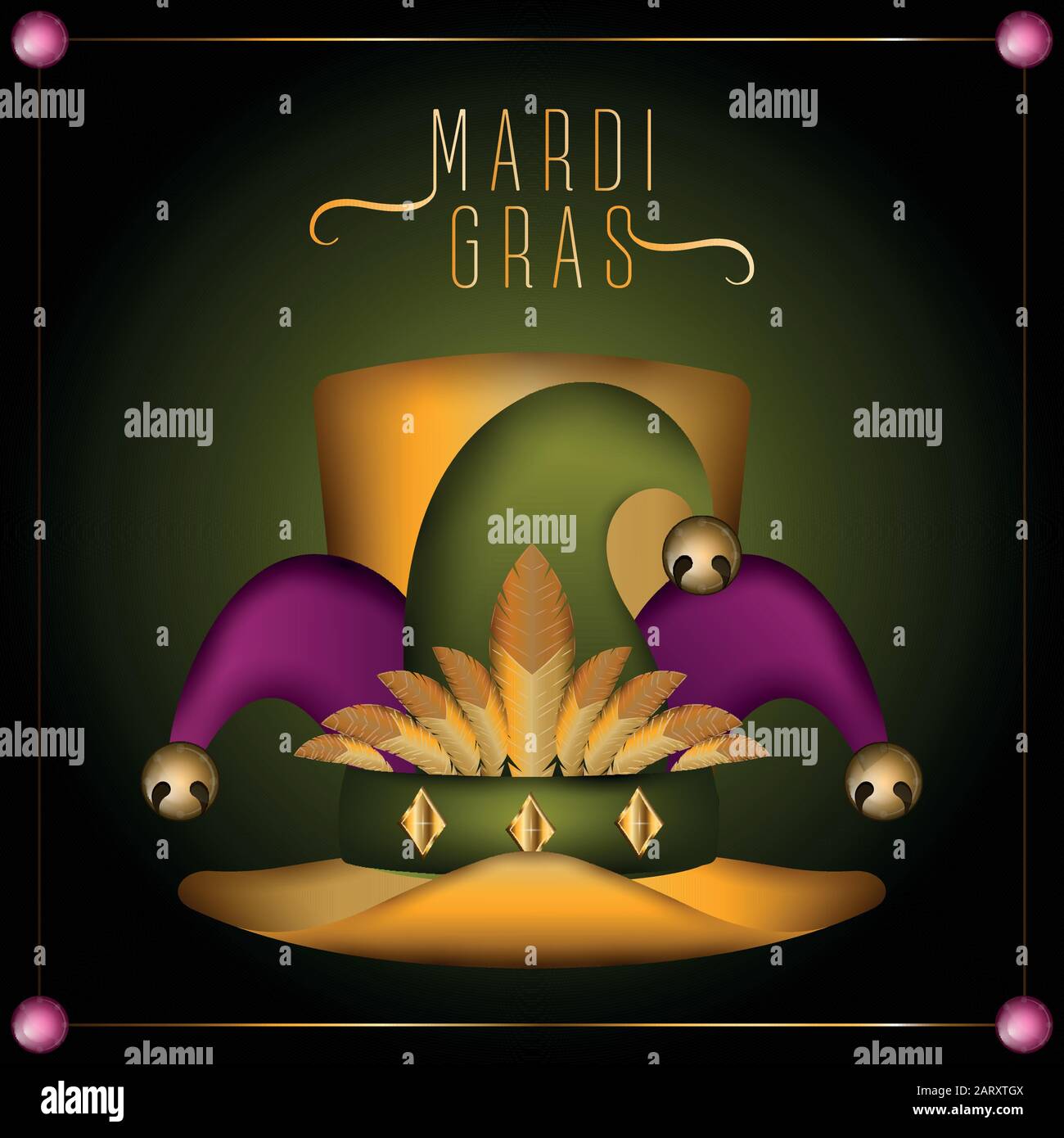 Mardi gras poster Stock Vector Image & Art - Alamy