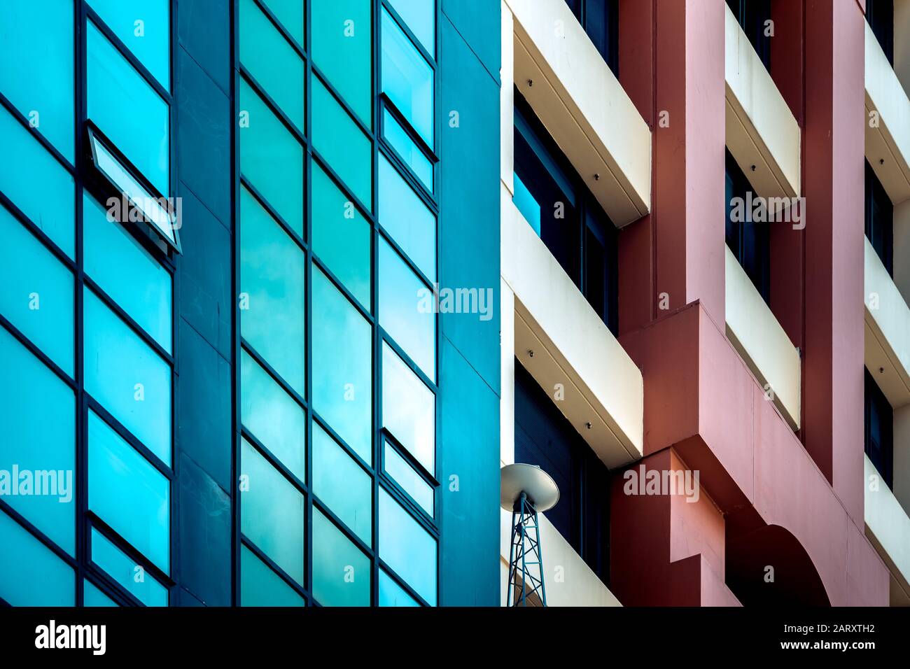 Commercial building close up; Wellington Office Building Stock Photo ...