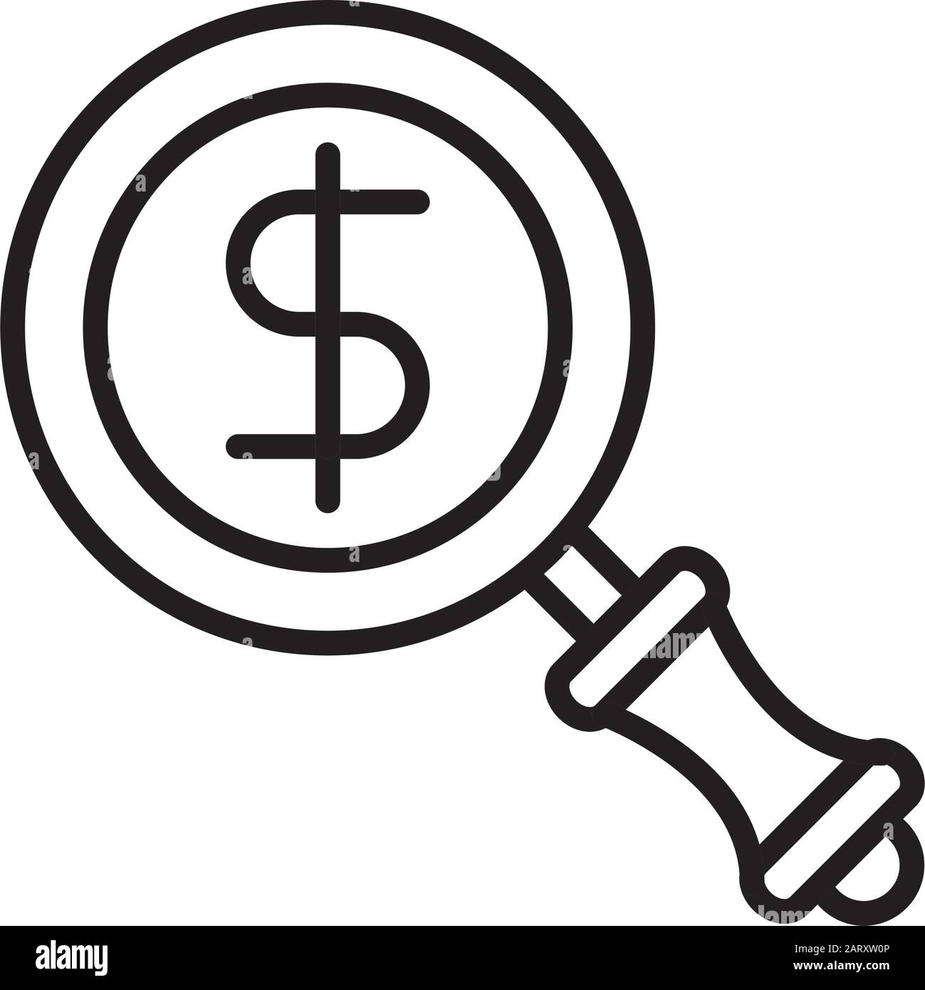 business cash money line design vector illustration Stock Vector Image ...