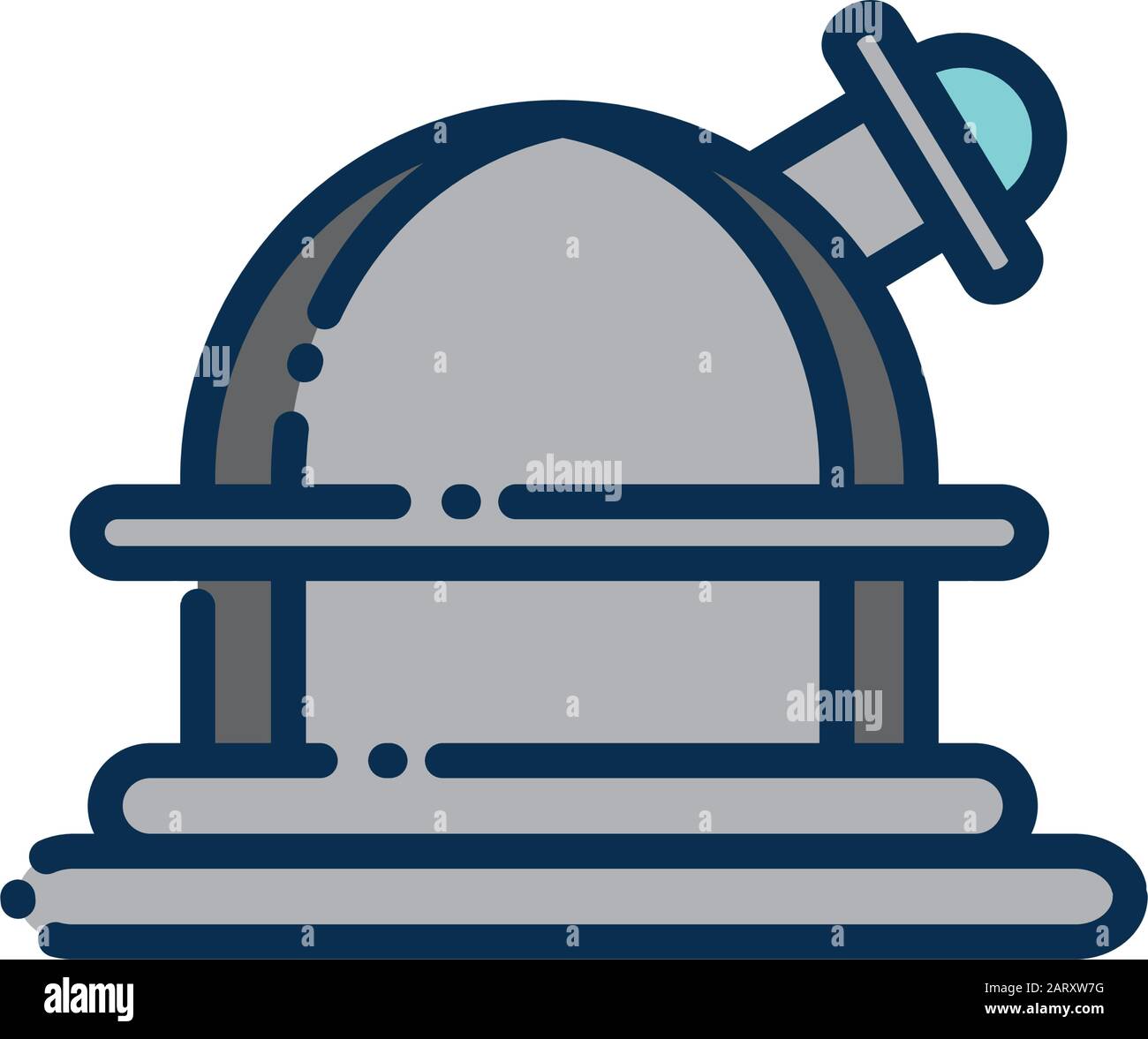 astronomy and space on white background vector illustration Stock ...