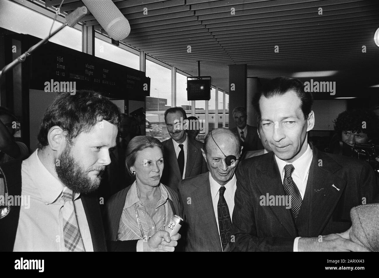 Israeli Minister of Foreign Affairs Moshe Dayan and wife Rachel Korem ...