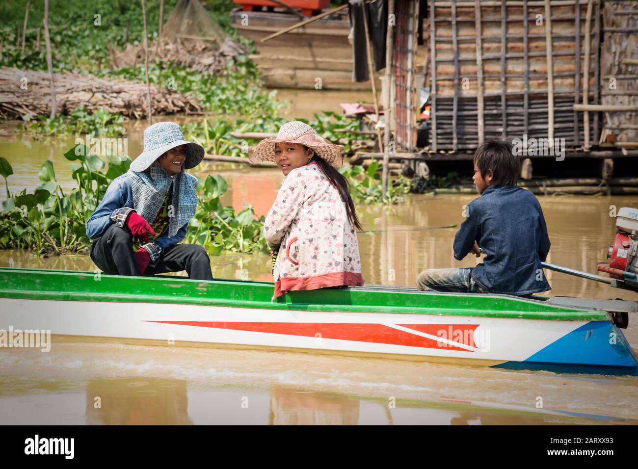 Cambodia rural people family hi-res stock photography and images - Alamy
