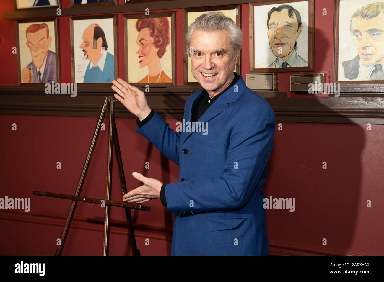 New York, NY, USA. 29th Jan, 2020. David Byrne inside for David Byrne ...