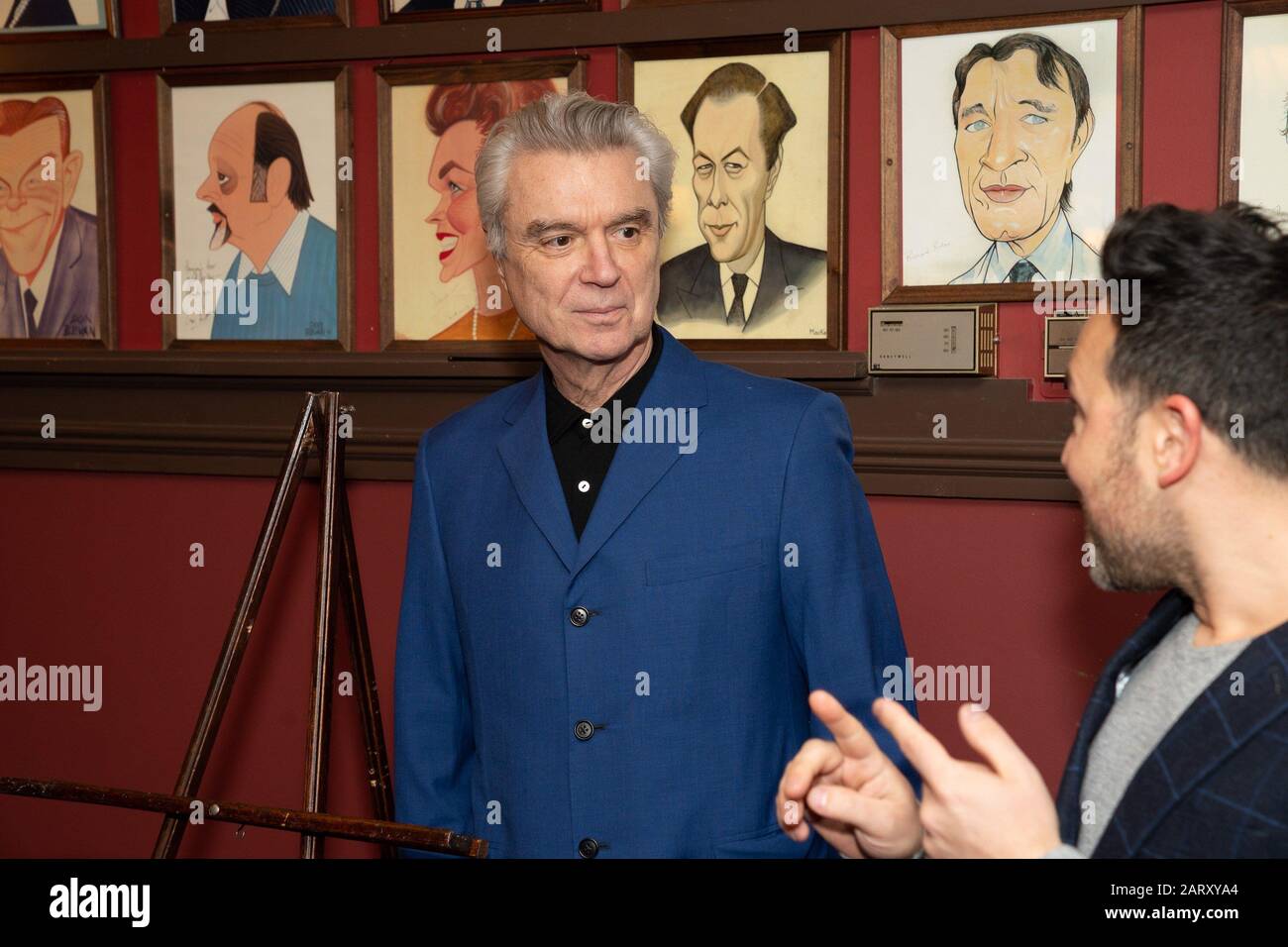 New York, NY, USA. 29th Jan, 2020. David Byrne inside for David Byrne ...