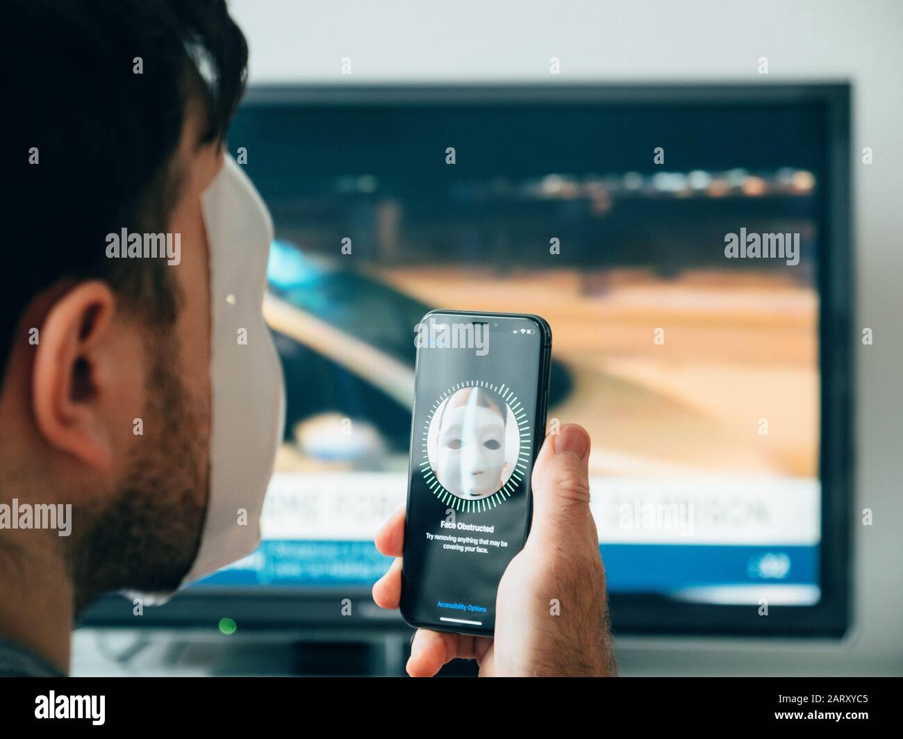 Face recognition iphone hi-res stock photography and images - Alamy Face recognition iphone hi-res stock photography and images - Alamy