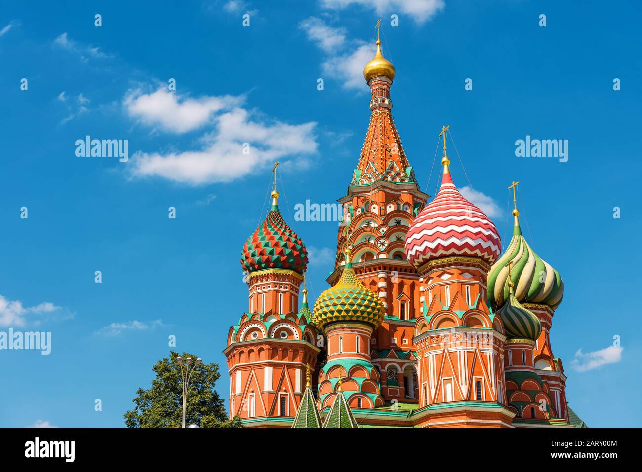 The Cathedral of Vasily the Blessed, or Saint Basil`s Cathedral, in the ...