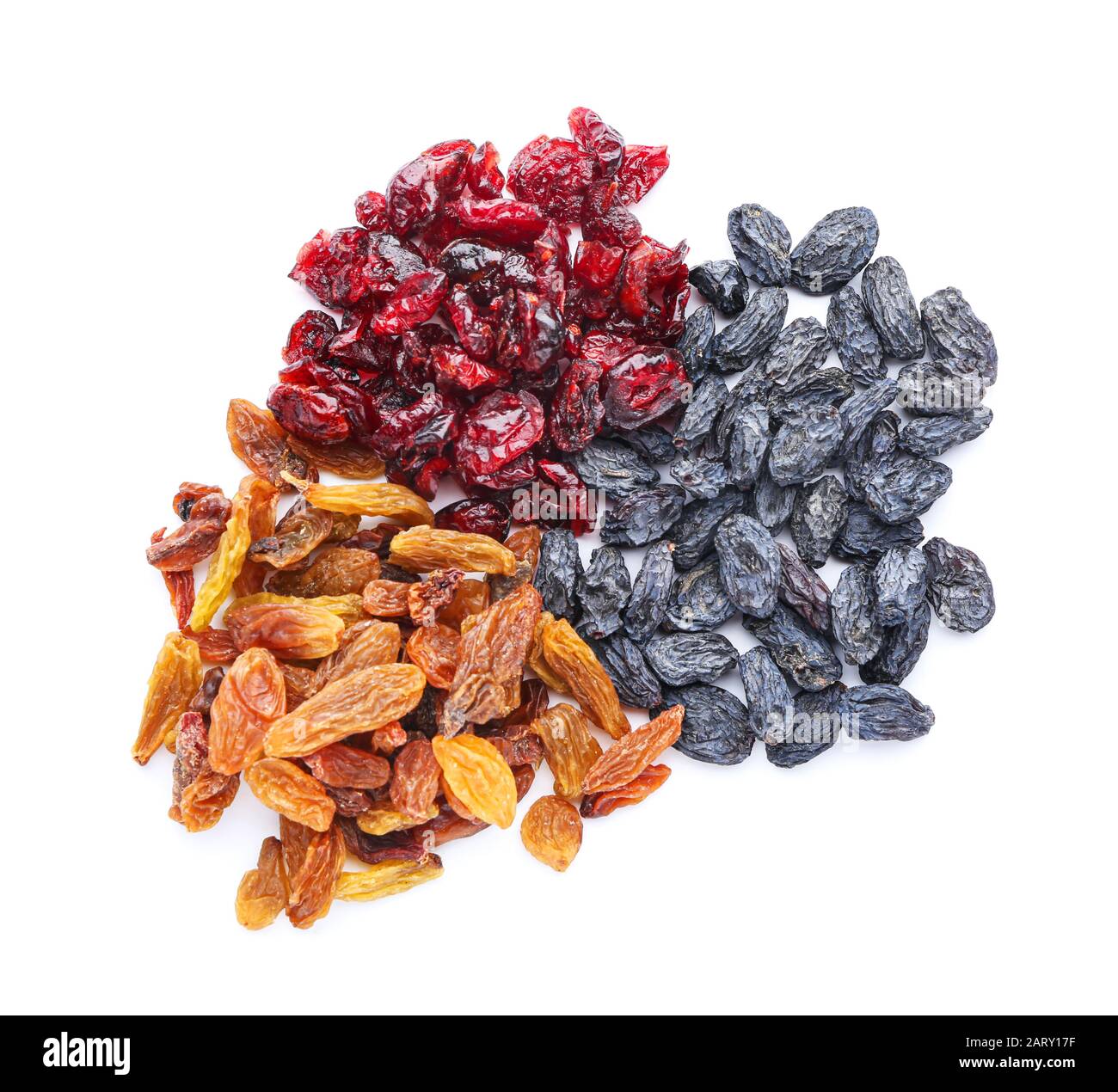 Different dried fruits on white background Stock Photo - Alamy