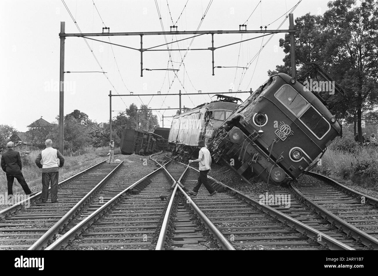 Two freight trains collided at the railway junction near the Utrecht ...
