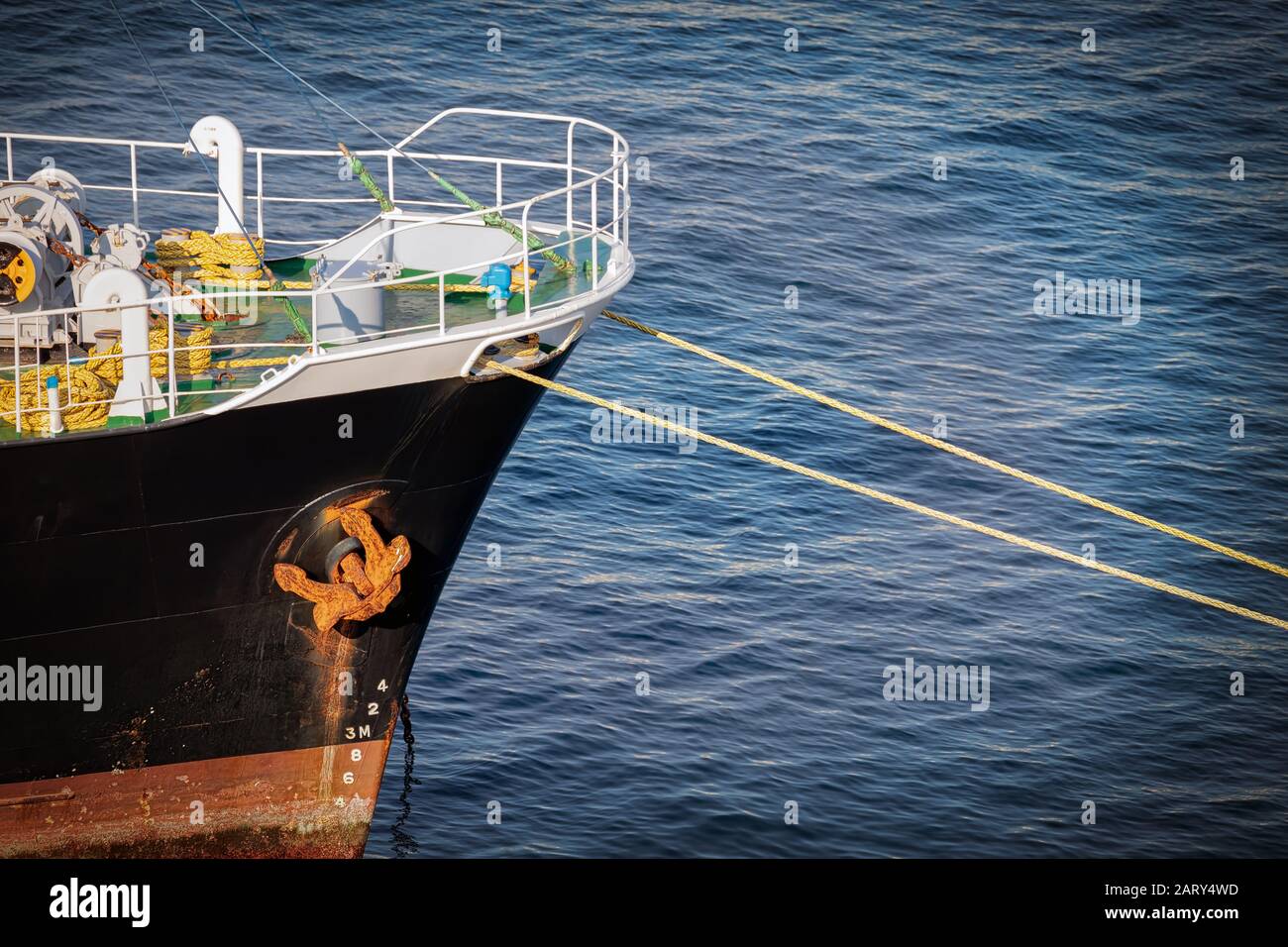 Ship anchor rope hi-res stock photography and images - Alamy