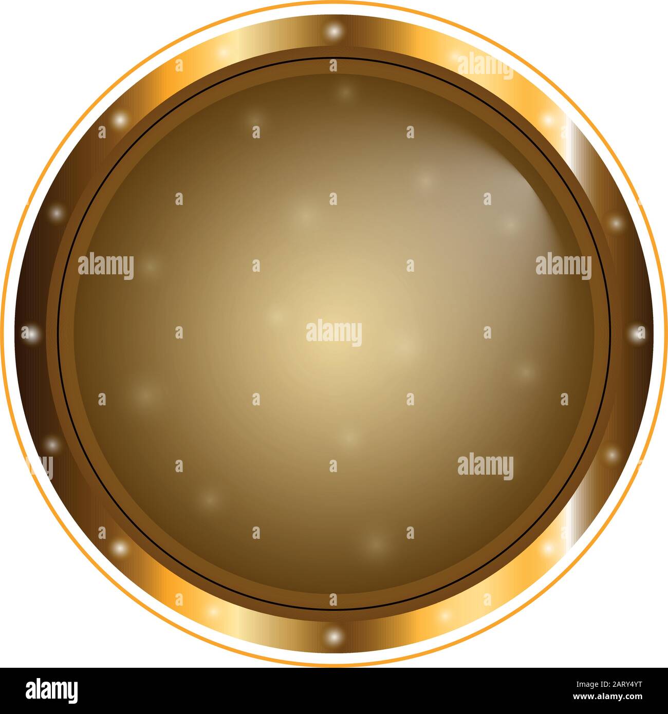Isolated golden label Stock Vector Image & Art - Alamy