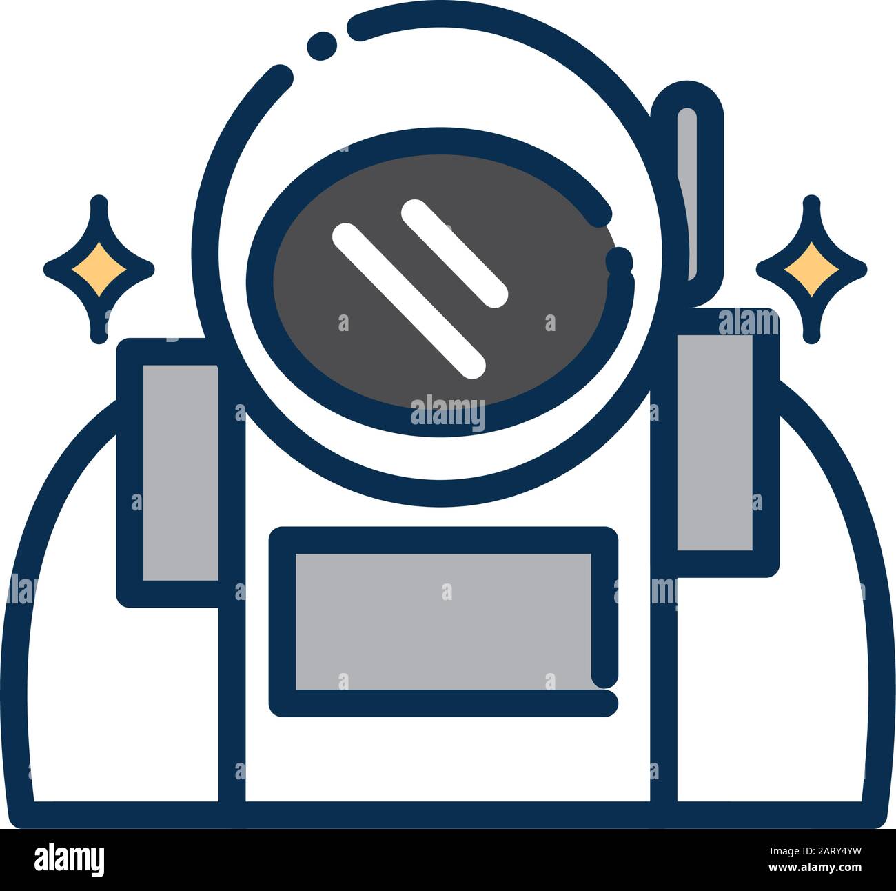 astronomy and space on white background vector illustration Stock ...
