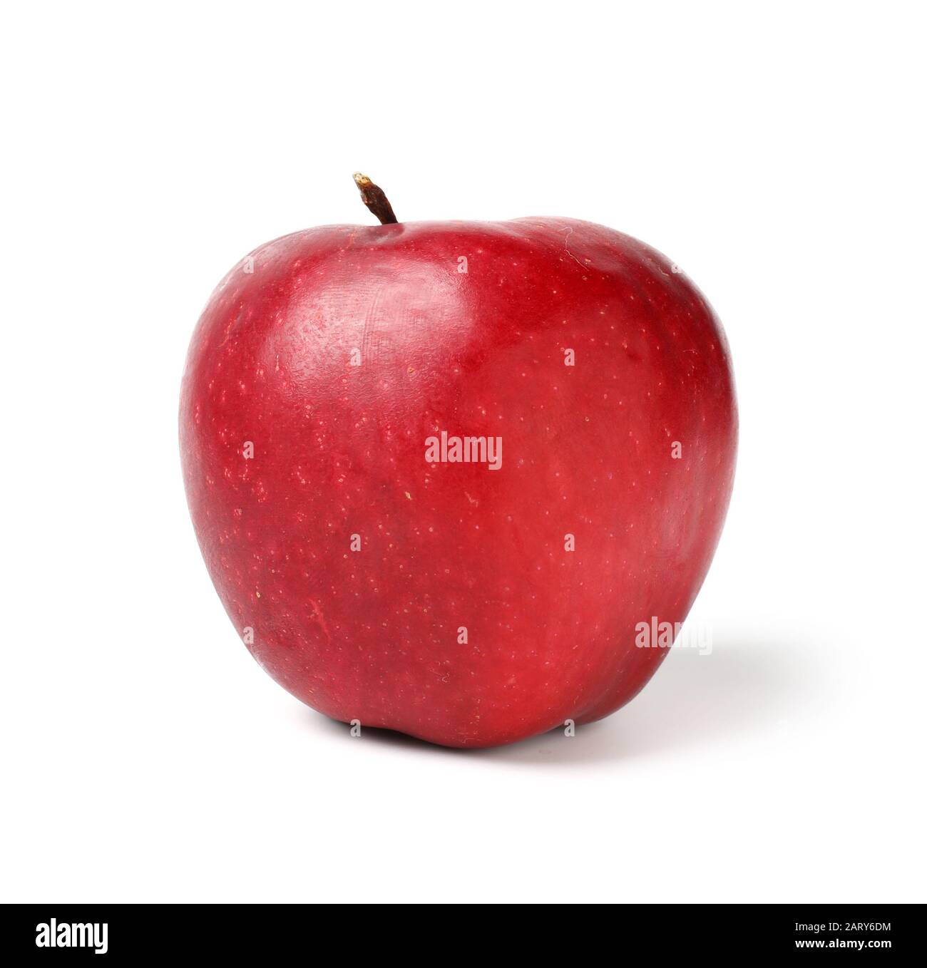 Fresh ripe apple on white background Stock Photo - Alamy