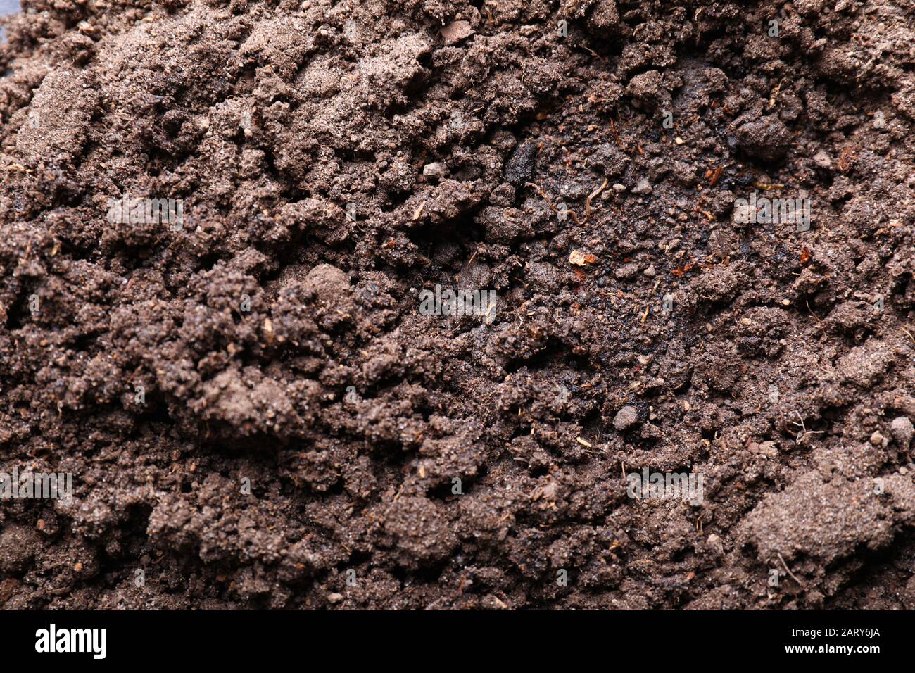 Brown soil texture as background Stock Photo - Alamy