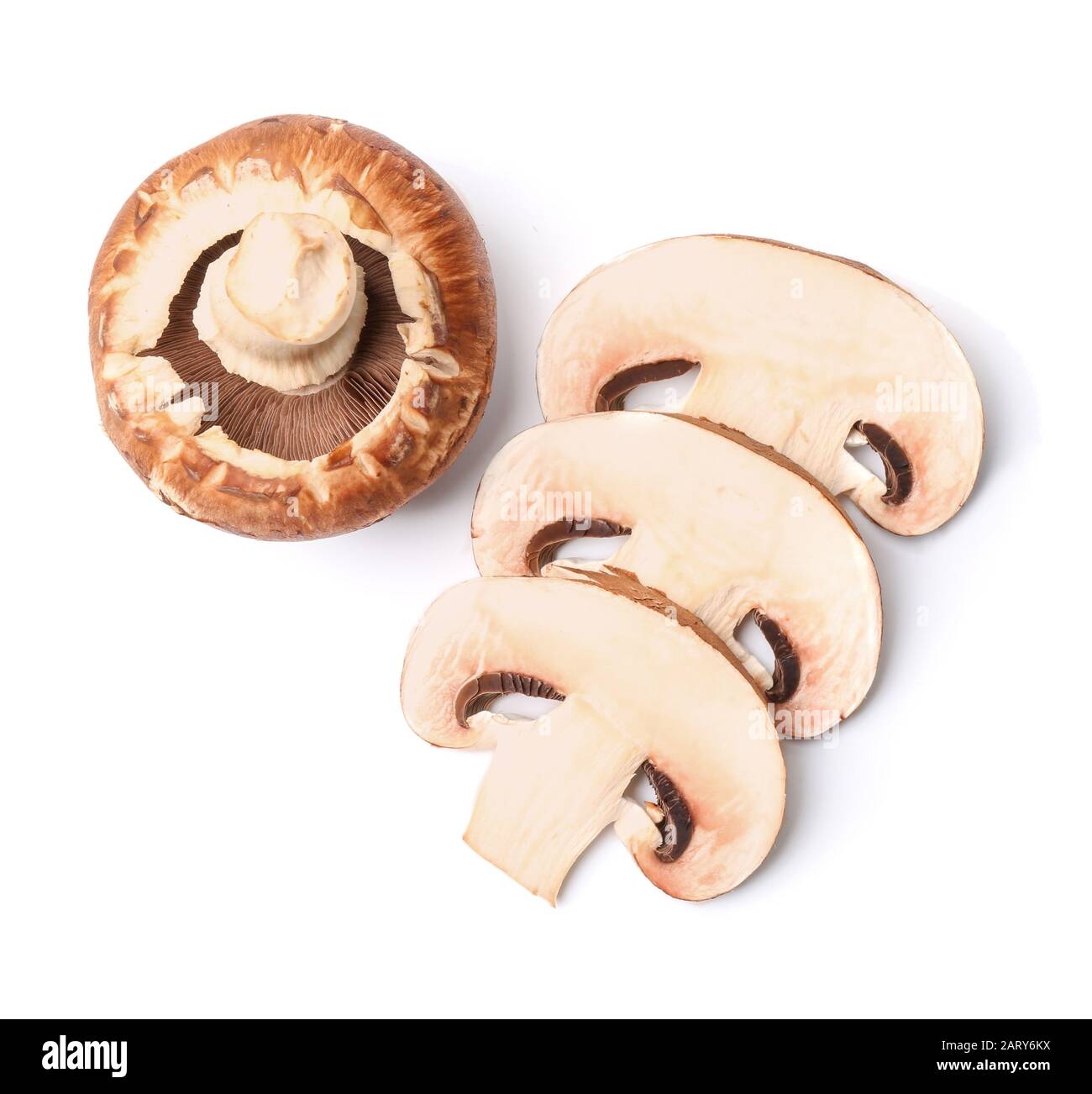 Champignon slices Cut Out Stock Images & Pictures - Alamy