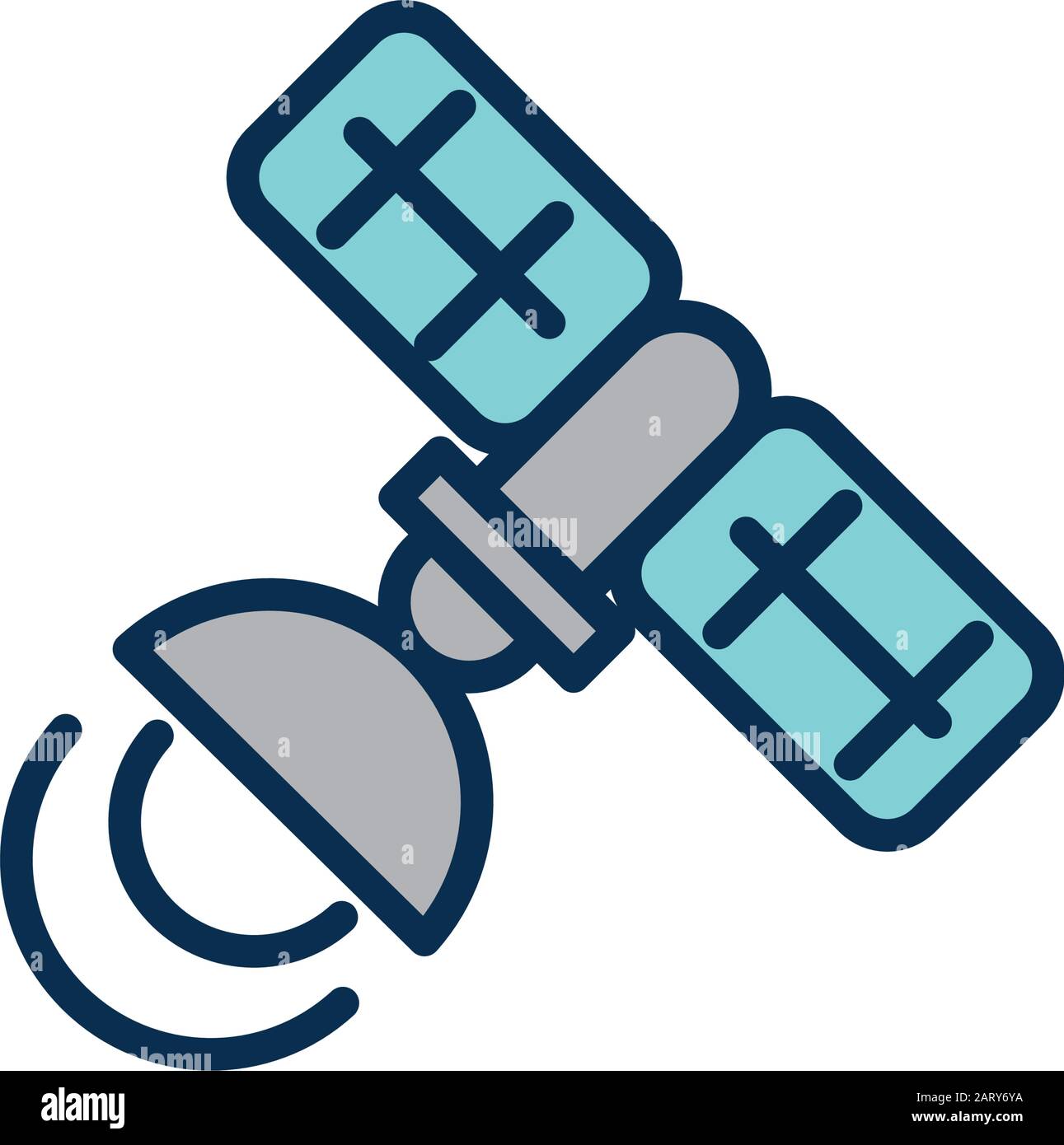 astronomy and space on white background vector illustration Stock ...