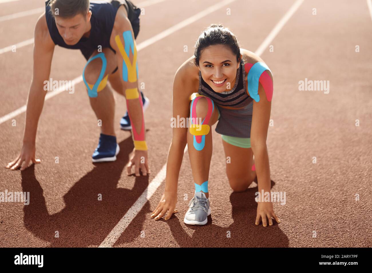 Crouch recovery hi-res stock photography and images - Alamy