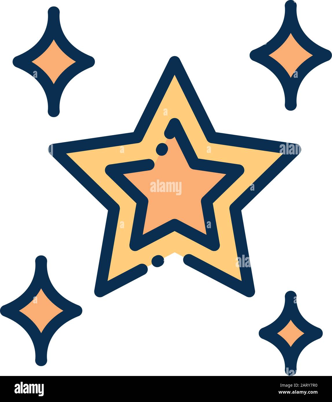 astronomy and space on white background vector illustration Stock ...