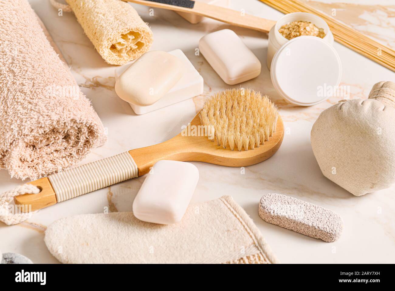 Bath items hi-res stock photography and images - Alamy