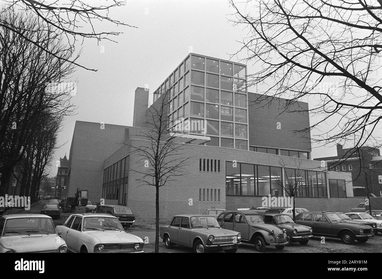Van Goghmuseum in Amsterdam will open soon, exterior Date: 18 January 1973 Location: Amsterdam ...