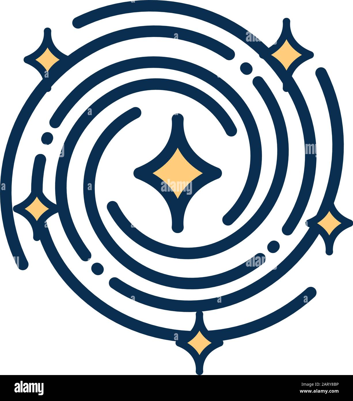 stars universe astronomy and space on white background vector ...