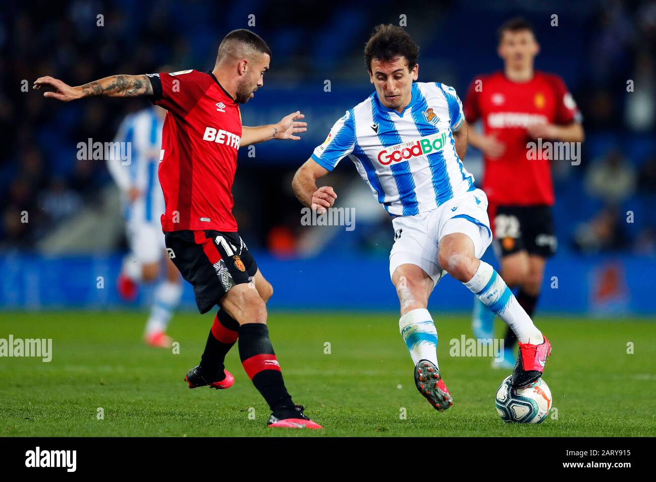 San Sebastian, Spain. Credit: D. 26th Jan, 2020. Mikel Oyarzabal ...