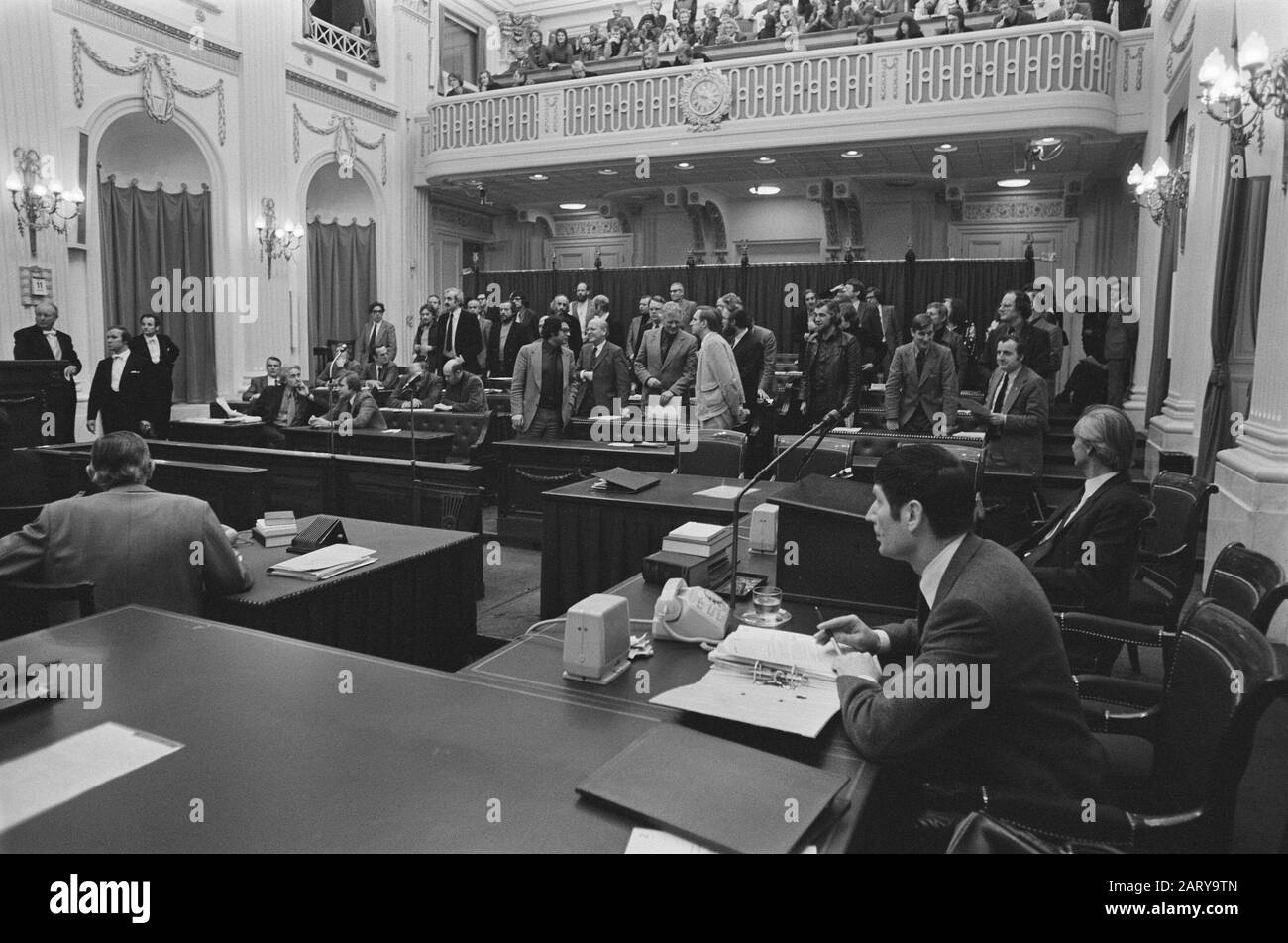Second Chamber, Justice; Minister Van Agt in the Second Chamber ...
