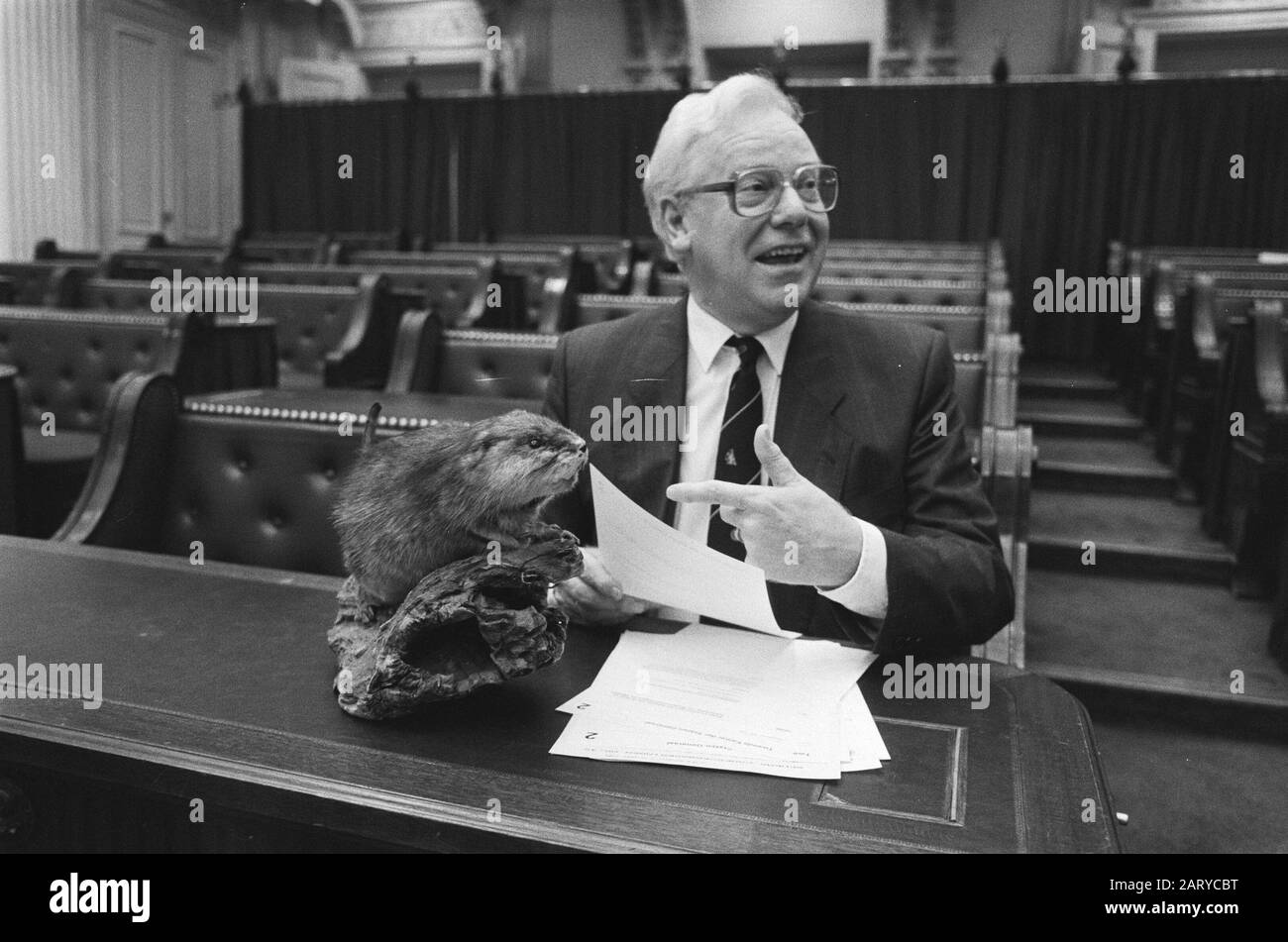 Second Chamber, bill for muskrat-catchers; CDA spokesman Eversdijk with ...