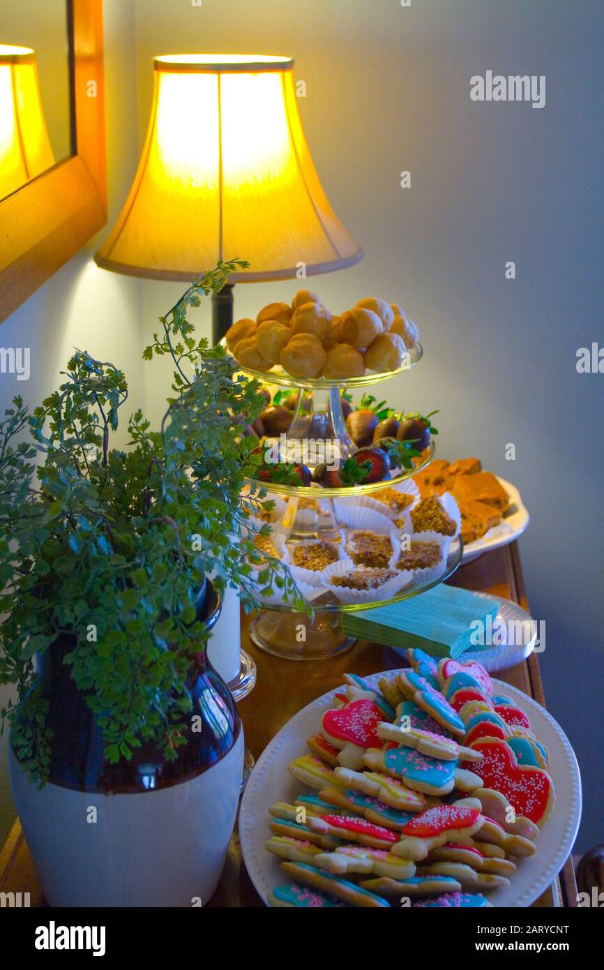 Appetizer Food Display Stock Photo - Alamy