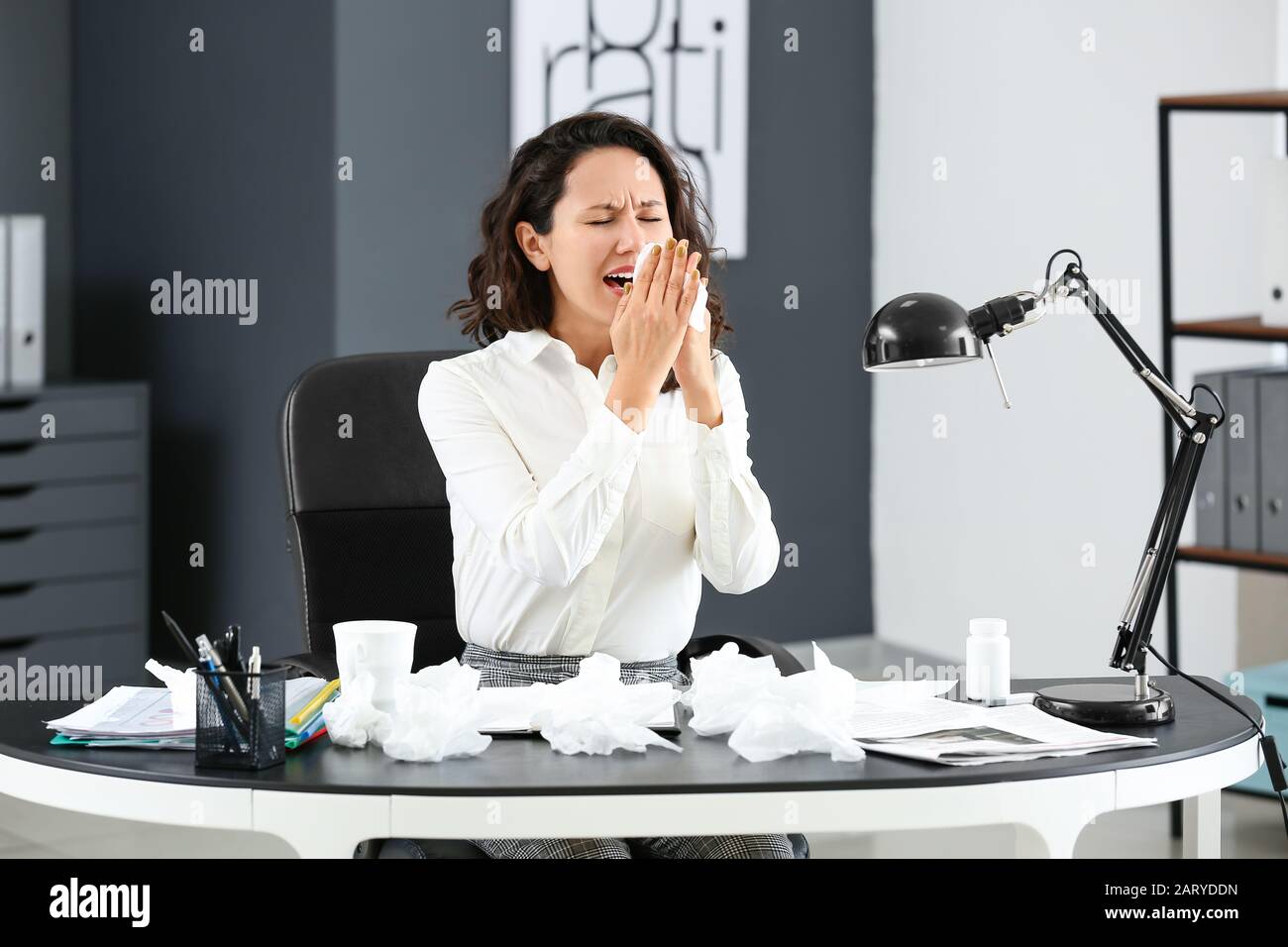 Caucasian business woman ill girl hi-res stock photography and images ...