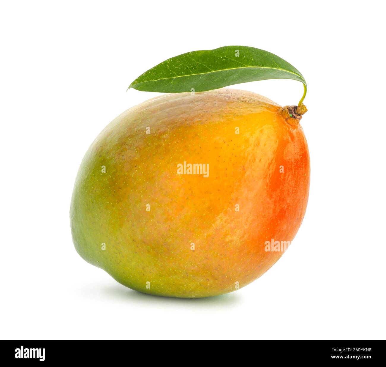 Tasty mango fruit on white background Stock Photo - Alamy
