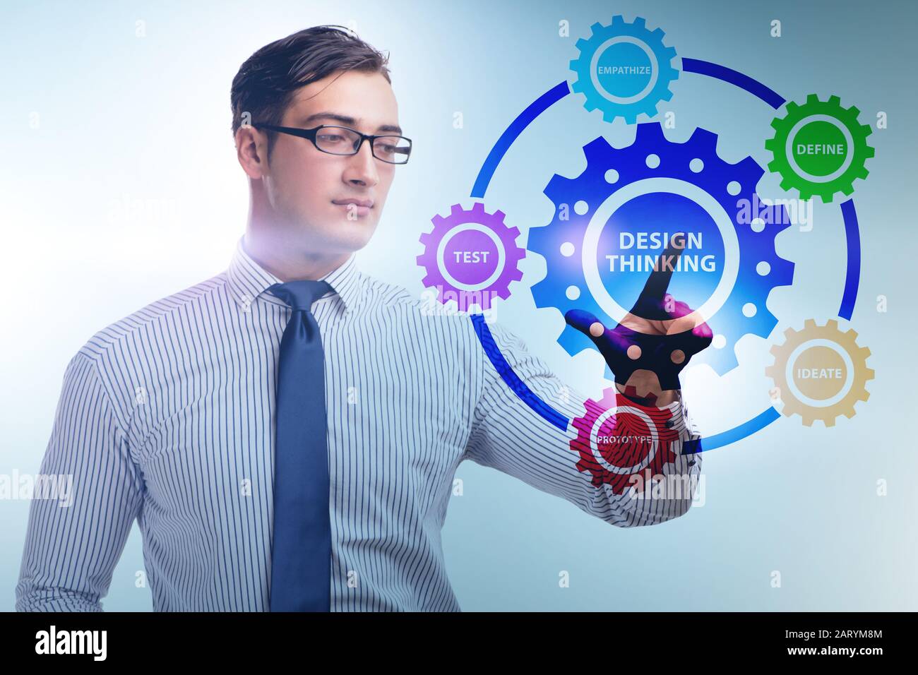 The design thinking concept in software development Stock Photo - Alamy