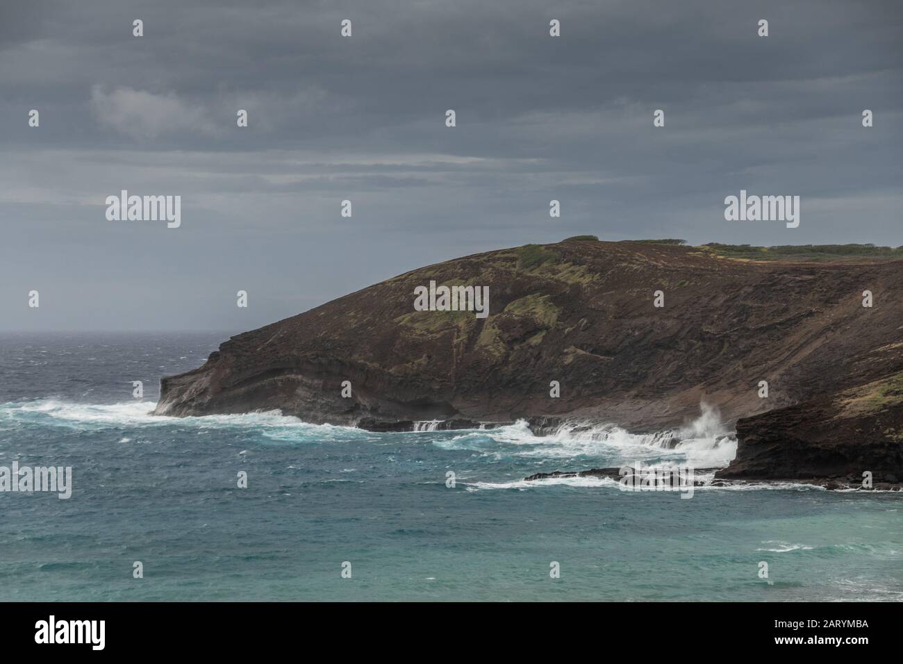 Oahu, Hawaii, USA. - January 11, 2020: Hanauma Bay Nature Preserve ...