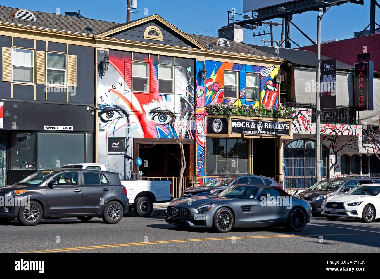 Los angeles sunset strip bars hi-res stock photography and images - Alamy